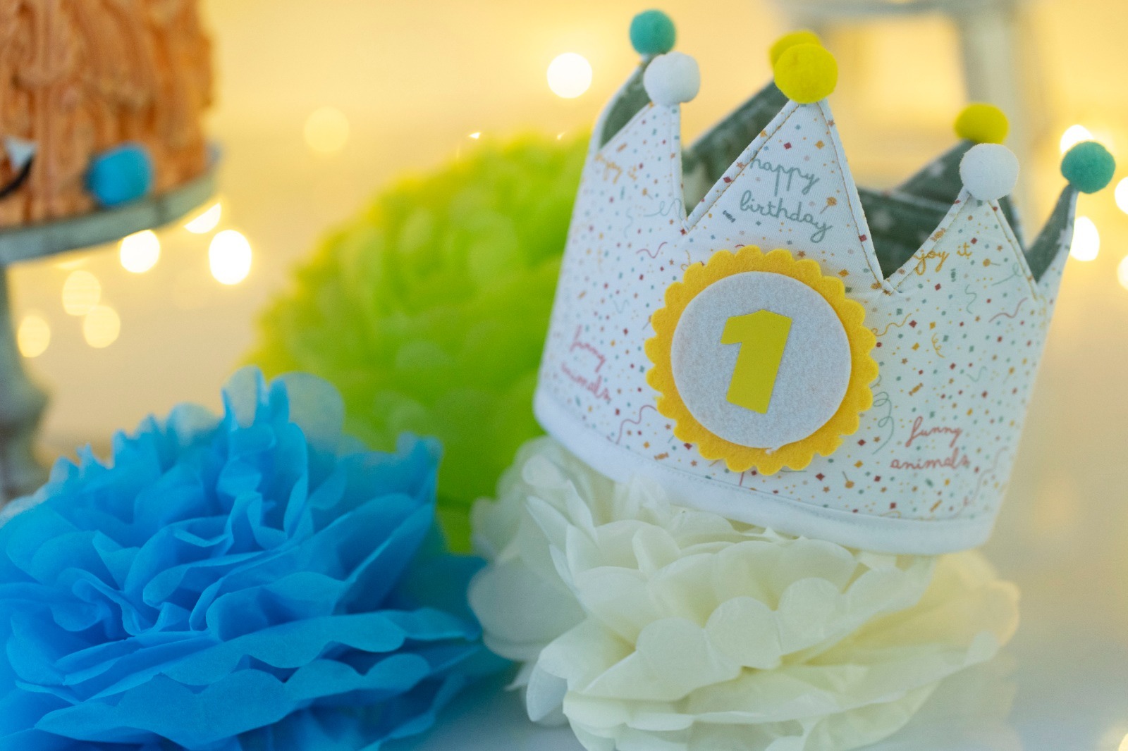 Corona de cumpleaños - Happy - Mamalui