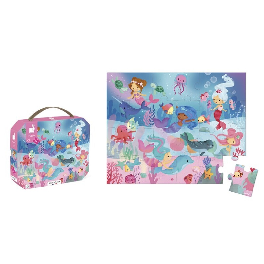 Puzzle 24 piezas - Sirenas - Mamalui