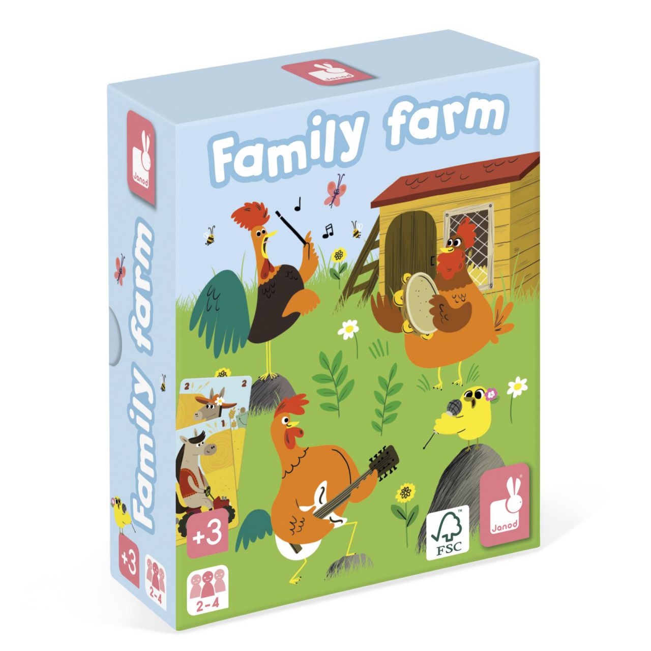 Juego de 7 familias - Family Farm - Mamalui